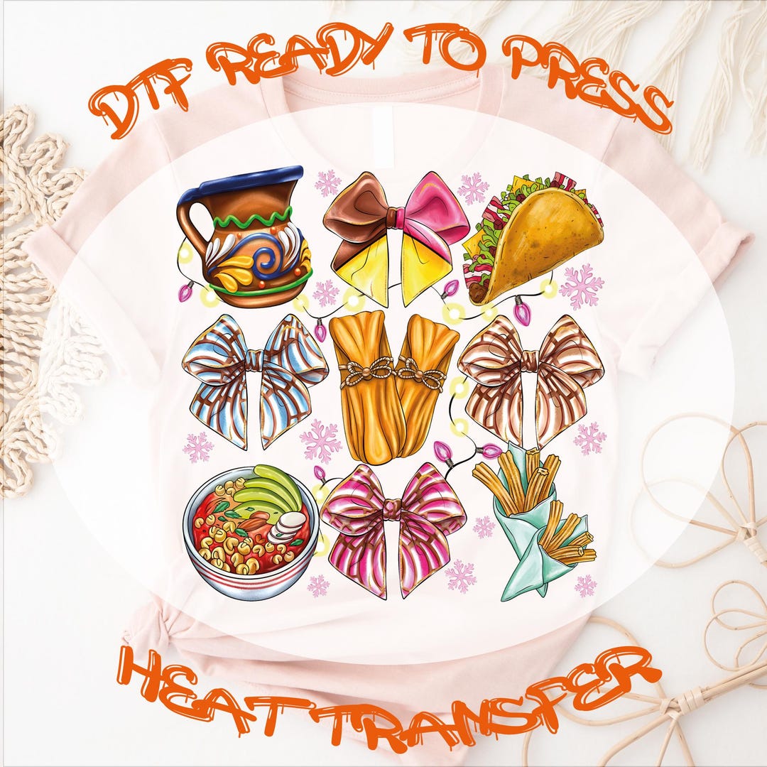 Mexican Christmas DTF, Feliz Navidad, Tamale Season (ready to Press) - Etsy