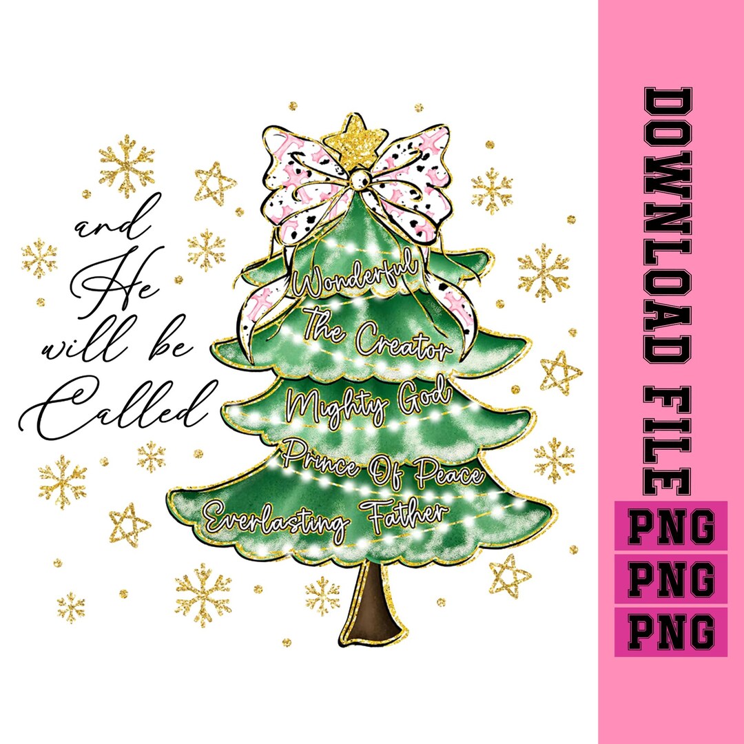 And He Will Be Called, Oh Come Let Us Adore Him Png, Hand Drawn ...