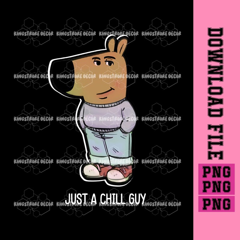 Chill Guy Png - Etsy