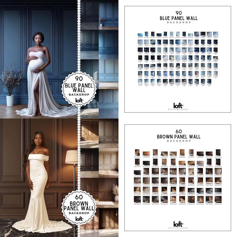 800+ Bundle Elegant Panel Wall & Maternity Backdrops, Fine Art Textures ...