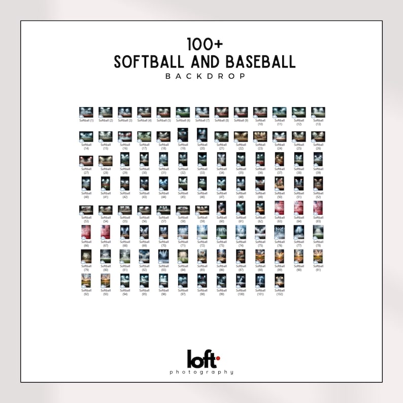 Sports Softball & Baseball Backgrounds, Stadium Lights Photo Overlay ...