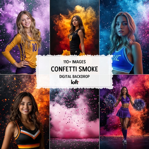 Smoke Background Cheer - Etsy UK