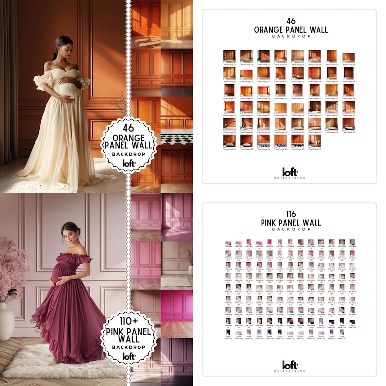 800+ Bundle Elegant Panel Wall & Maternity Backdrops, Fine Art Textures ...