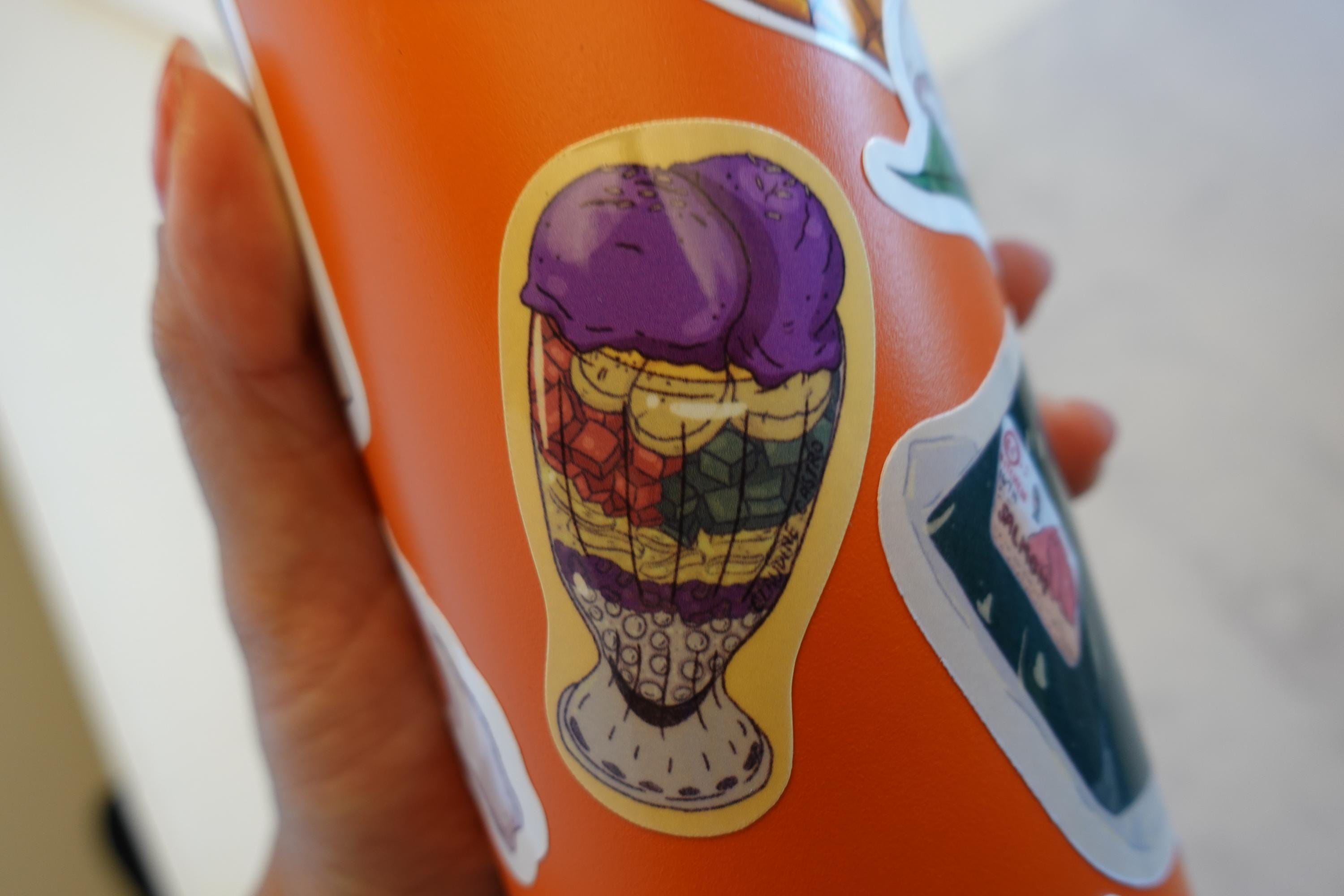 Halo Halo Sticker, Cute Stickers, Stationery, Laptop Sticker, Foodie ...