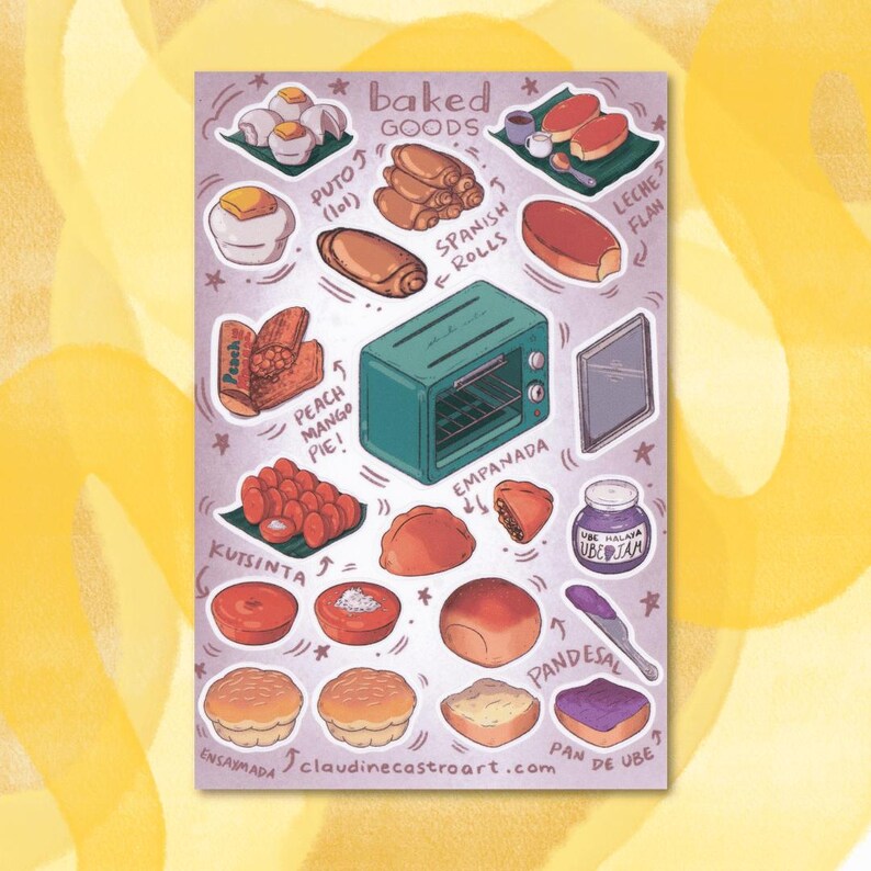 3 Filipino Food Sticker Sheets Bundle - Etsy