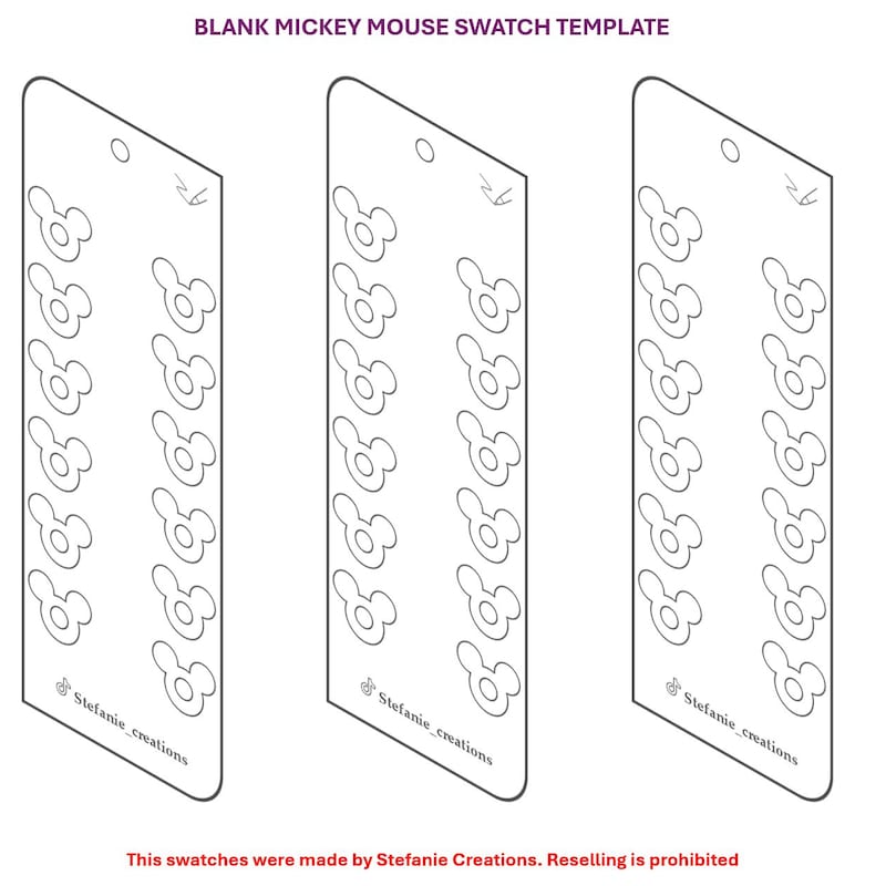 Mickey Mouse Swatches - Etsy