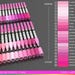 Digital PDF Tooli-art Pink - 22-piece Acrylic Paint Markers Swatch ...