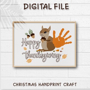 Thanksgiving Handprint Craft, Thanksgiving Handprint Art Toddler, DIY ...