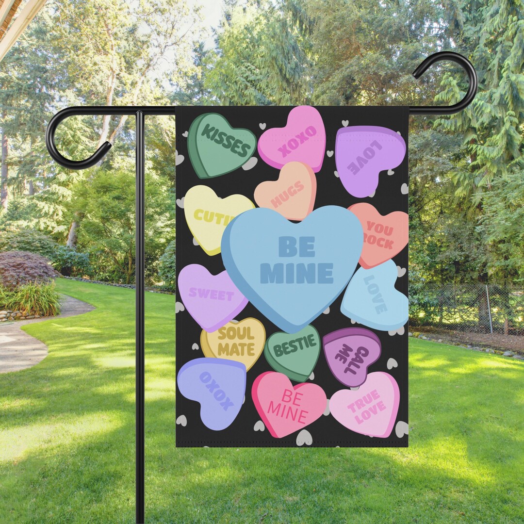 DIGITAL DOWNLOAD Only Make a Cute Valentines Day Garden Flag With This ...
