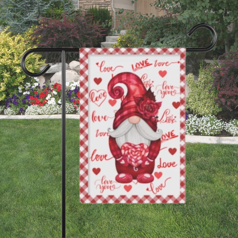 Cute Gnome Garden Flags - Etsy