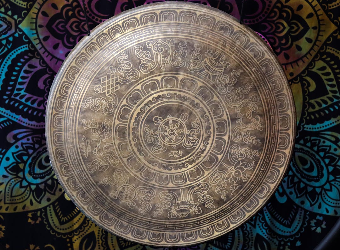 50-100 Cm Dharma Wheel Gong-tibetan Singing Meditation Gongs - Gong ...