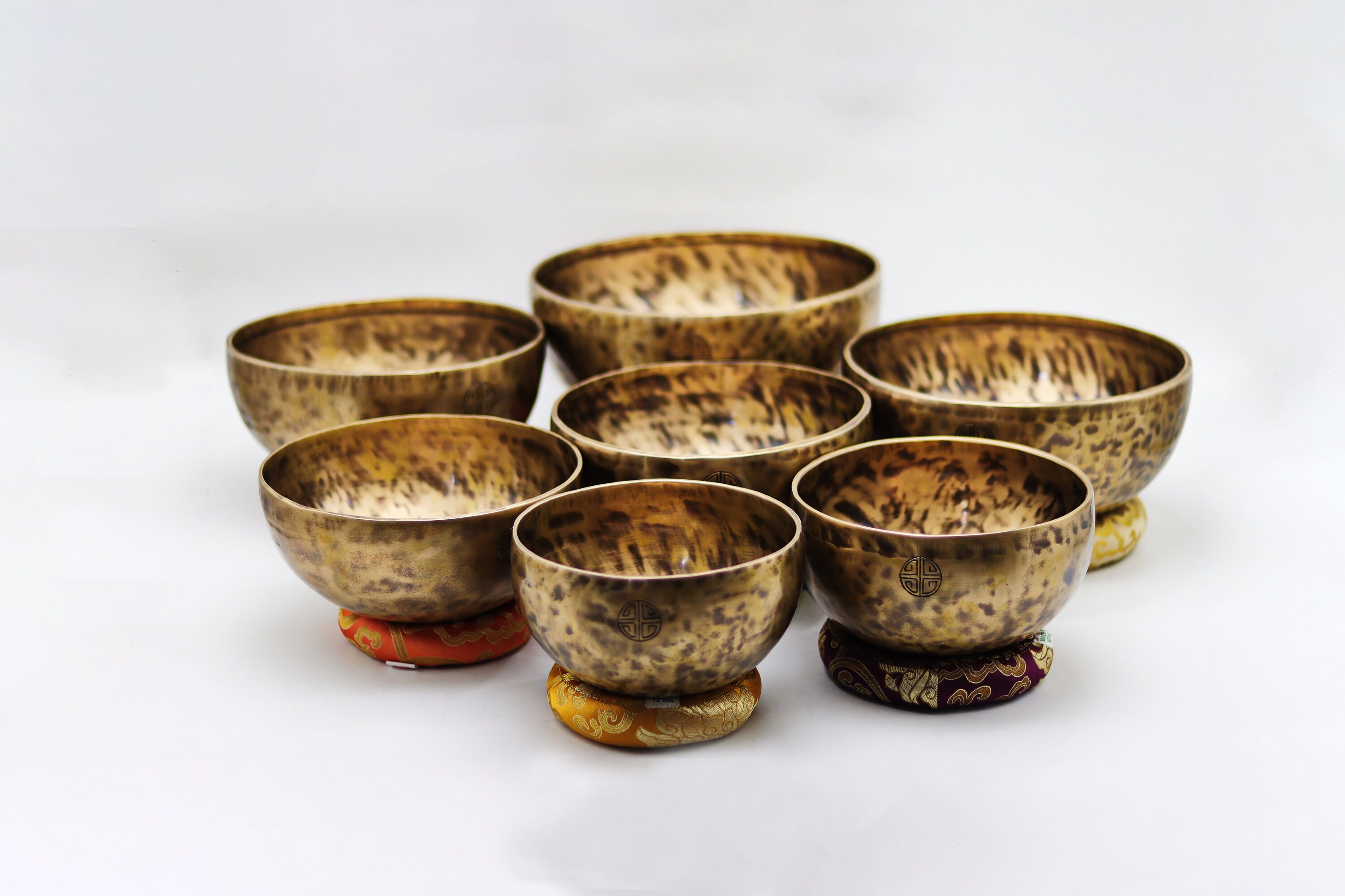 Singing Bowl Full Moon Chakra Notes Sets of Seven From Nepal -tibetan ...