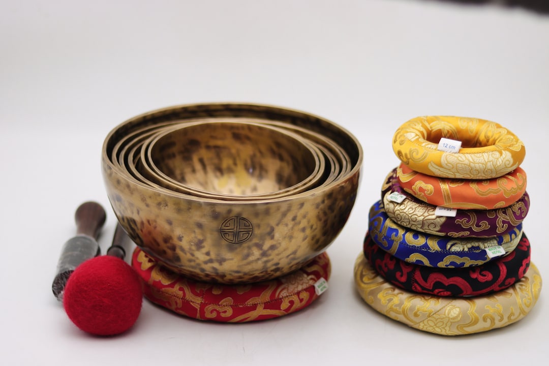 Singing Bowl Full Moon Chakra Notes Sets of Seven From Nepal tibetan ...