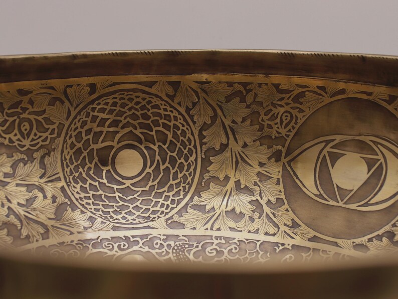 13 Inches Lord Shiva Carved Singing Bowl, Carving Singing Bowl From ...