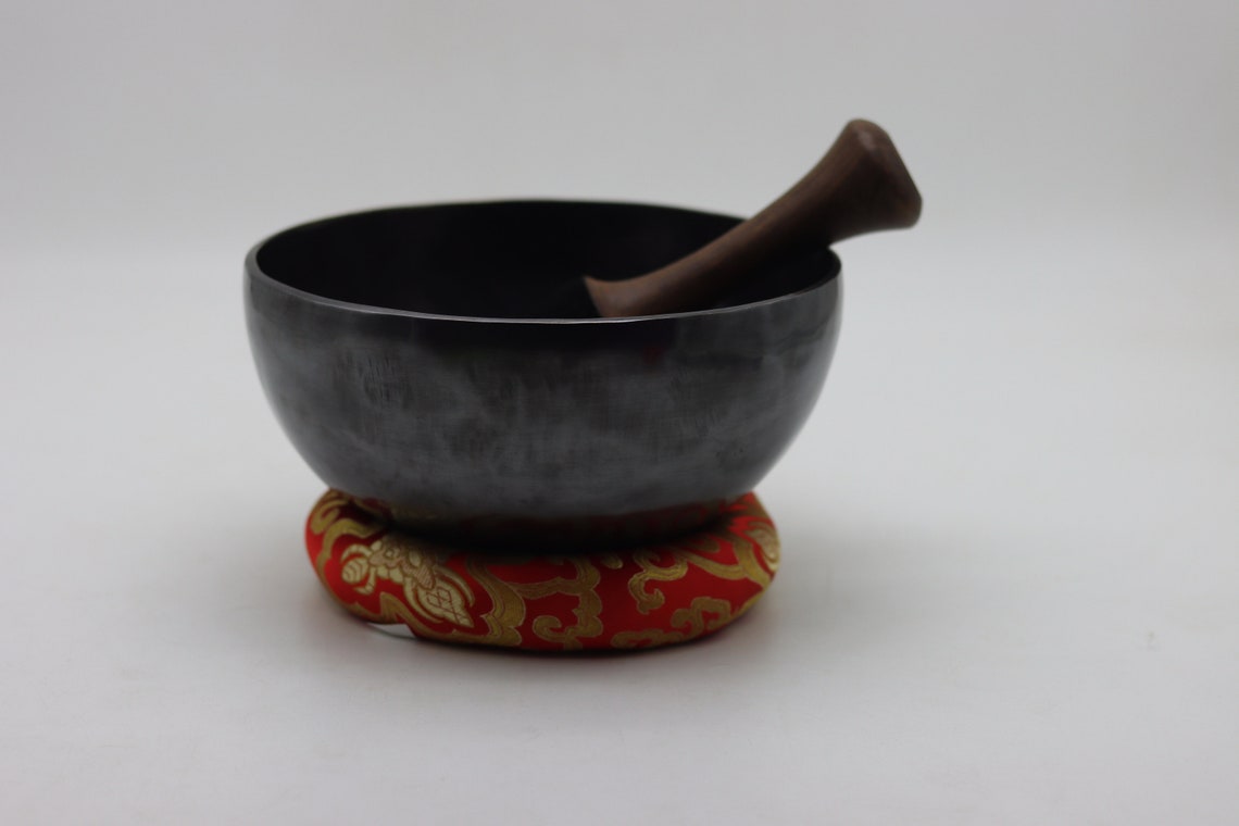9 Inches Dark Blue Singing Bowl From Nepal- Tibetan Singing Bowl ...