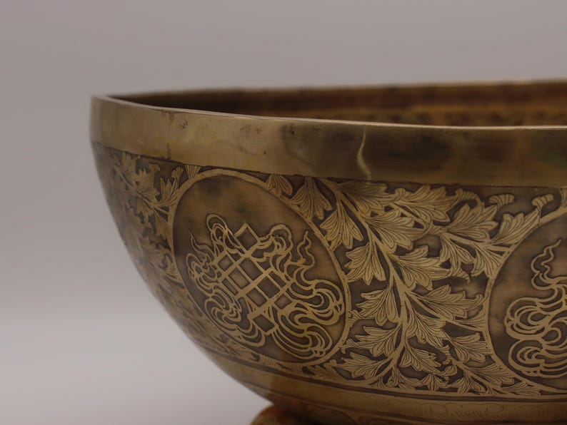 13 Inches Lord Shiva Carved Singing Bowl, Carving Singing Bowl From ...