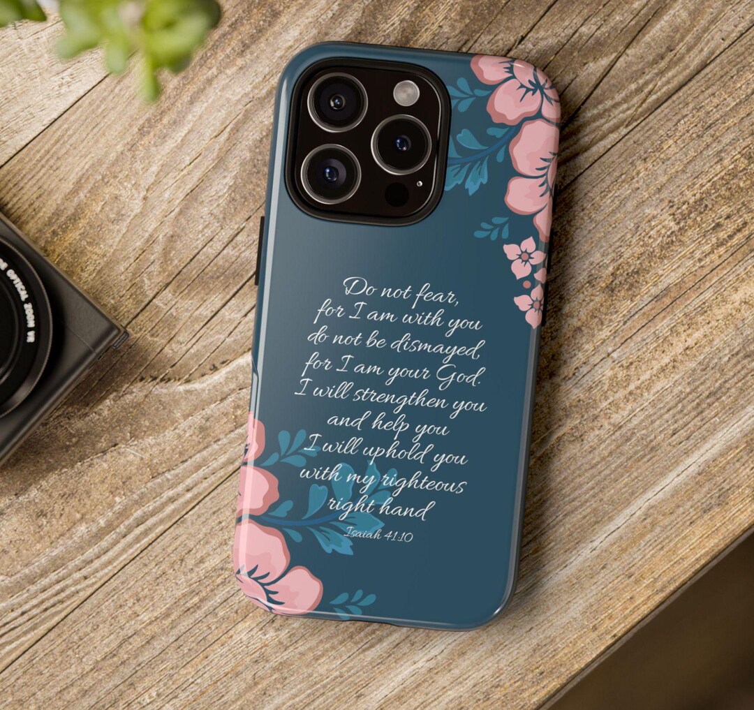 Christian Bible Verse Scripture Phone Case, Personalizable Cover ...