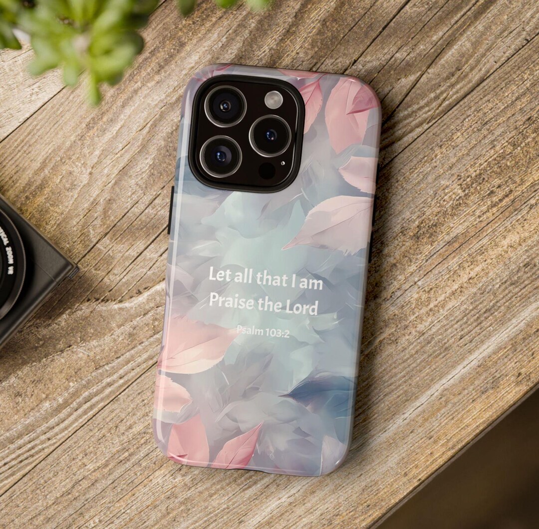 Christian Bible Verse Scripture Phone Case, Personalizable Cover ...