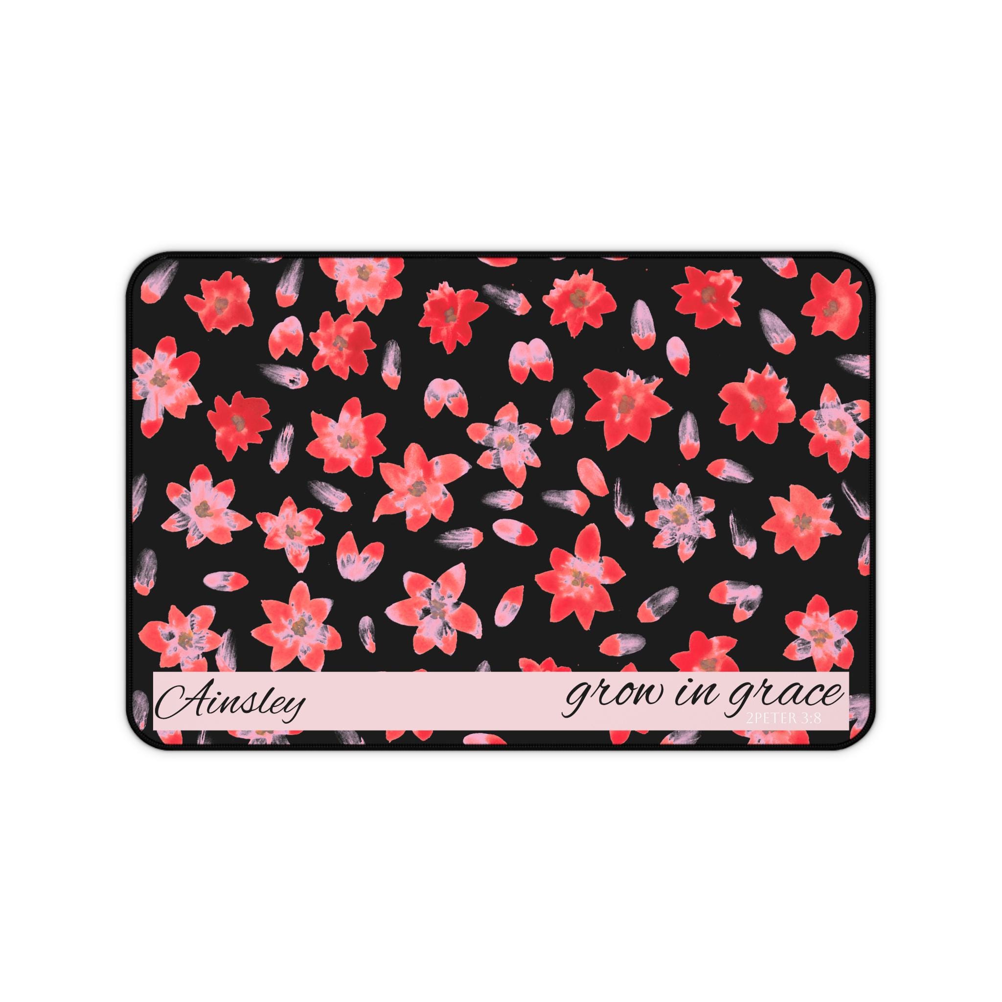 Personalized Desk Mat With Bible Verse, Christian Faith-based ...