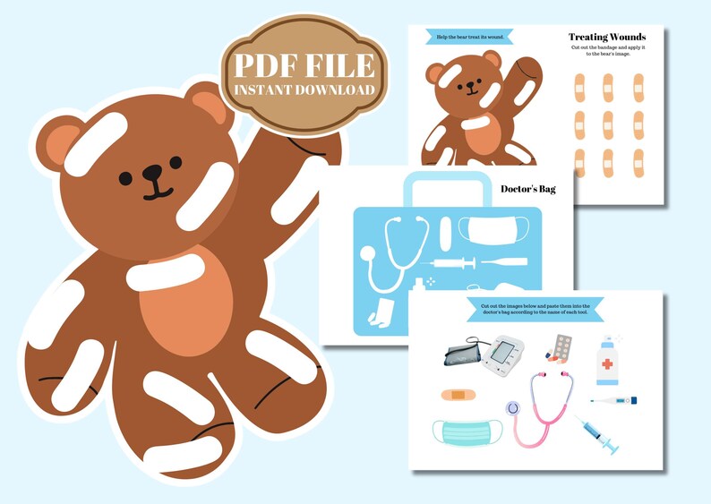 Little Doctor Role Play Printables - Fun Pretend Play Doctor Kit for ...