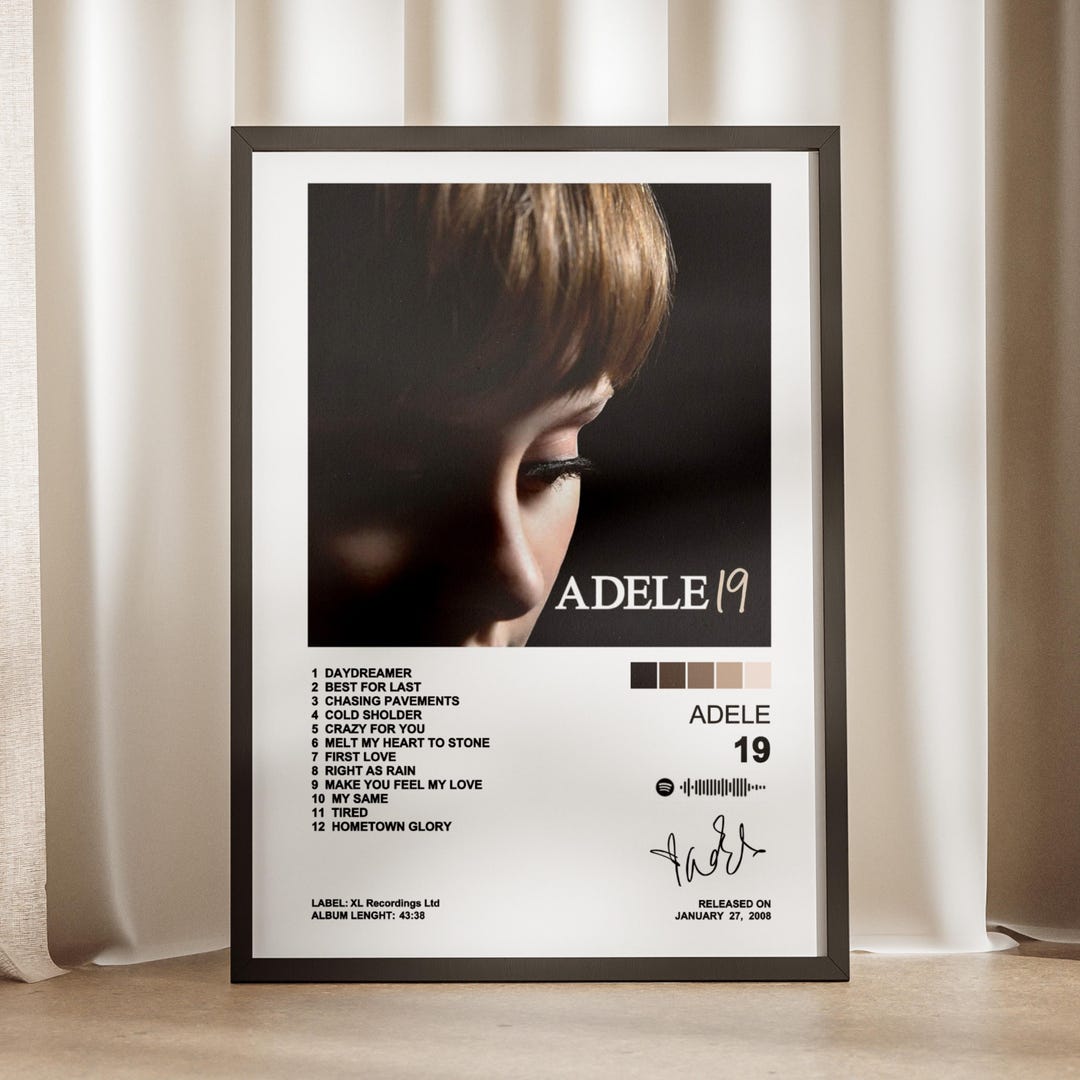 ADELE 19 Album Cover Poster Print 19, 21, 25, 30 Adele Weekends With Adele Adele in Munich - Etsy