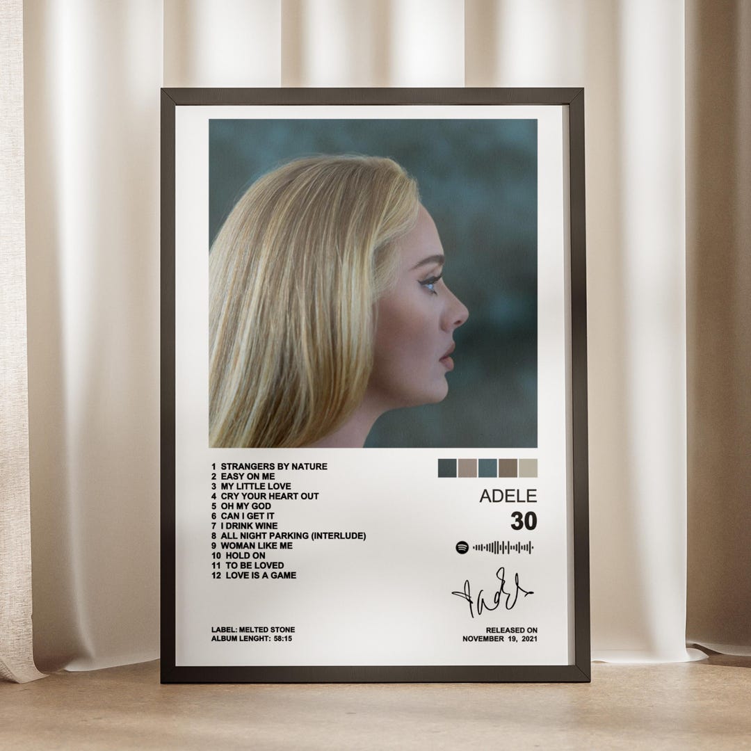 ADELE 30 Album Cover Poster Print 19, 21, 25, 30 Adele Weekends With Adele Adele in Munich - Etsy