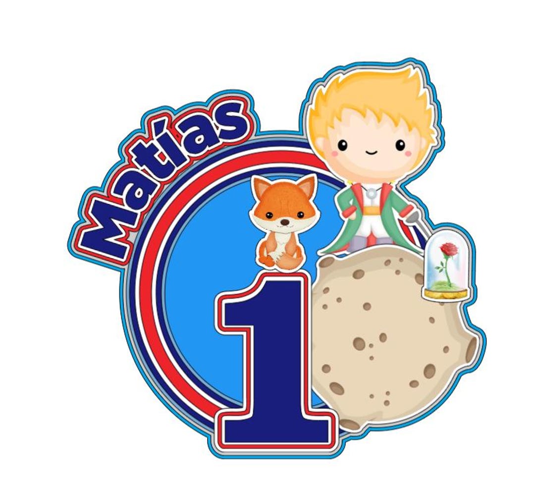 The Little Prince Cake Topper - Little Prince and Fox Cake Topper - El ...