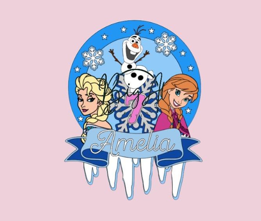Frozen Cake Topper Elsa Y Anna Cake Topper Queen Elsa Cake Topper Kids ...
