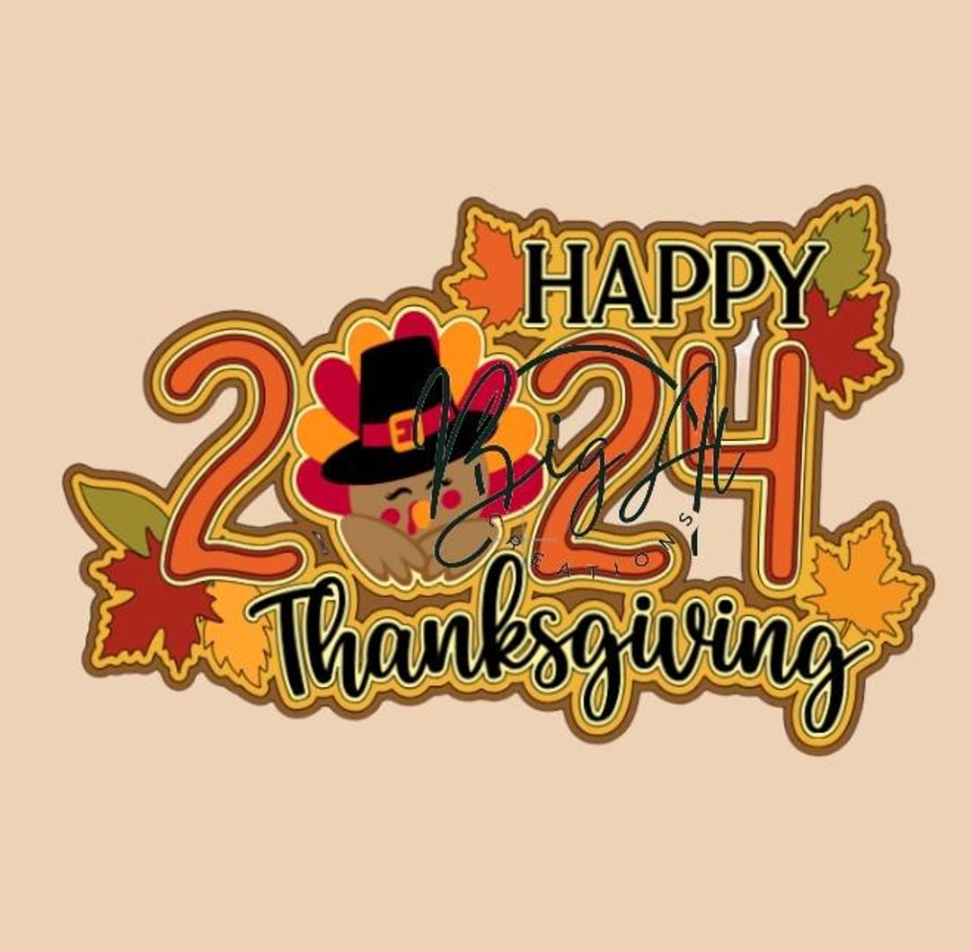 Thanksgiving Cake Topper Accion De Gracias Party Happy Thanksgiving ...