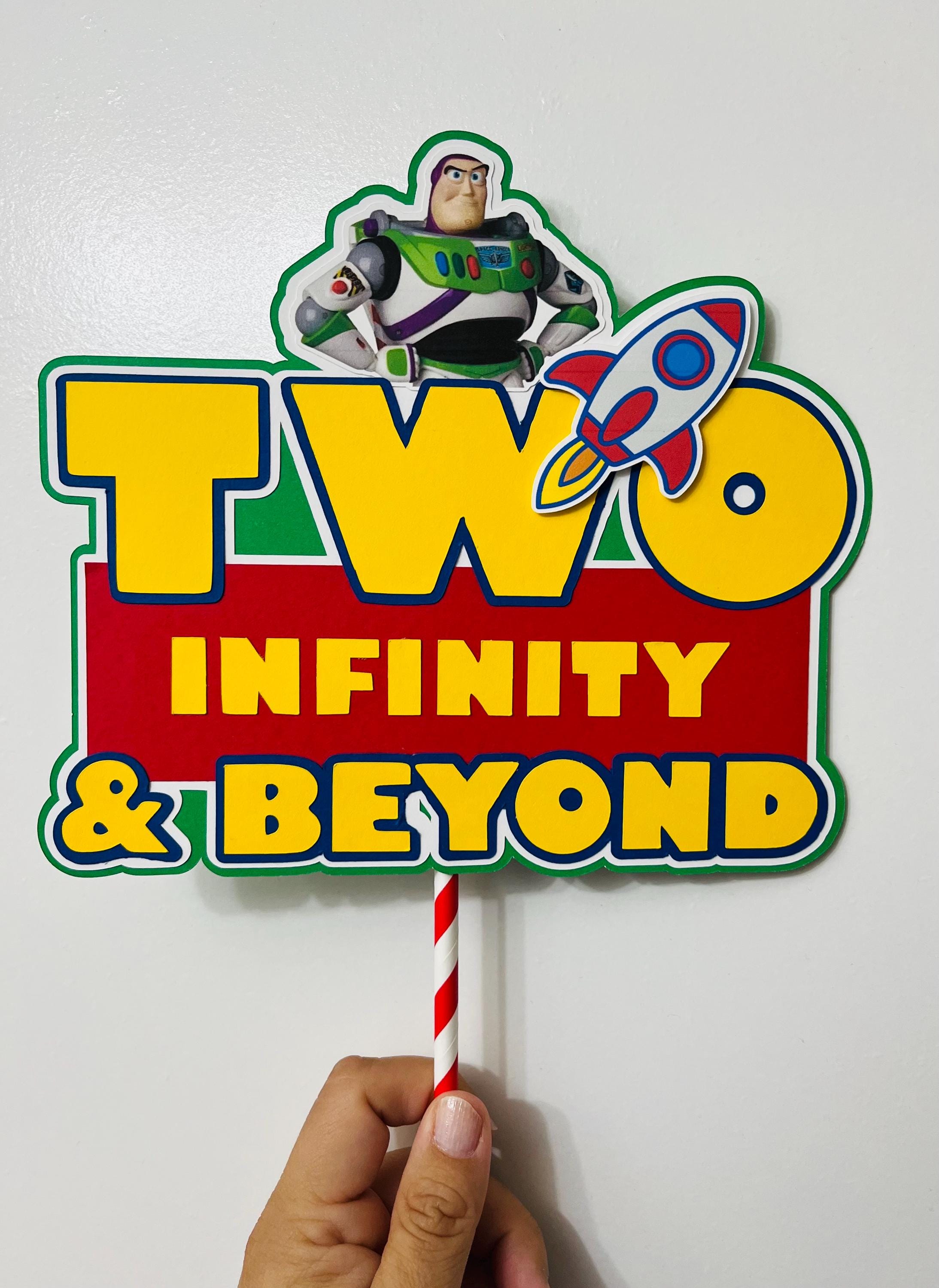 Toy Story Cake Topper Two Infinity and Beyond Topper Toy Story Inspired ...