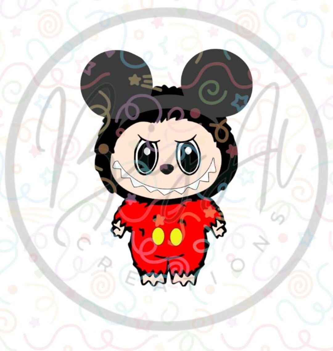 Labubu Mickey Mouse SVG - Arquivo de corte digital para Cricut - Etsy ...