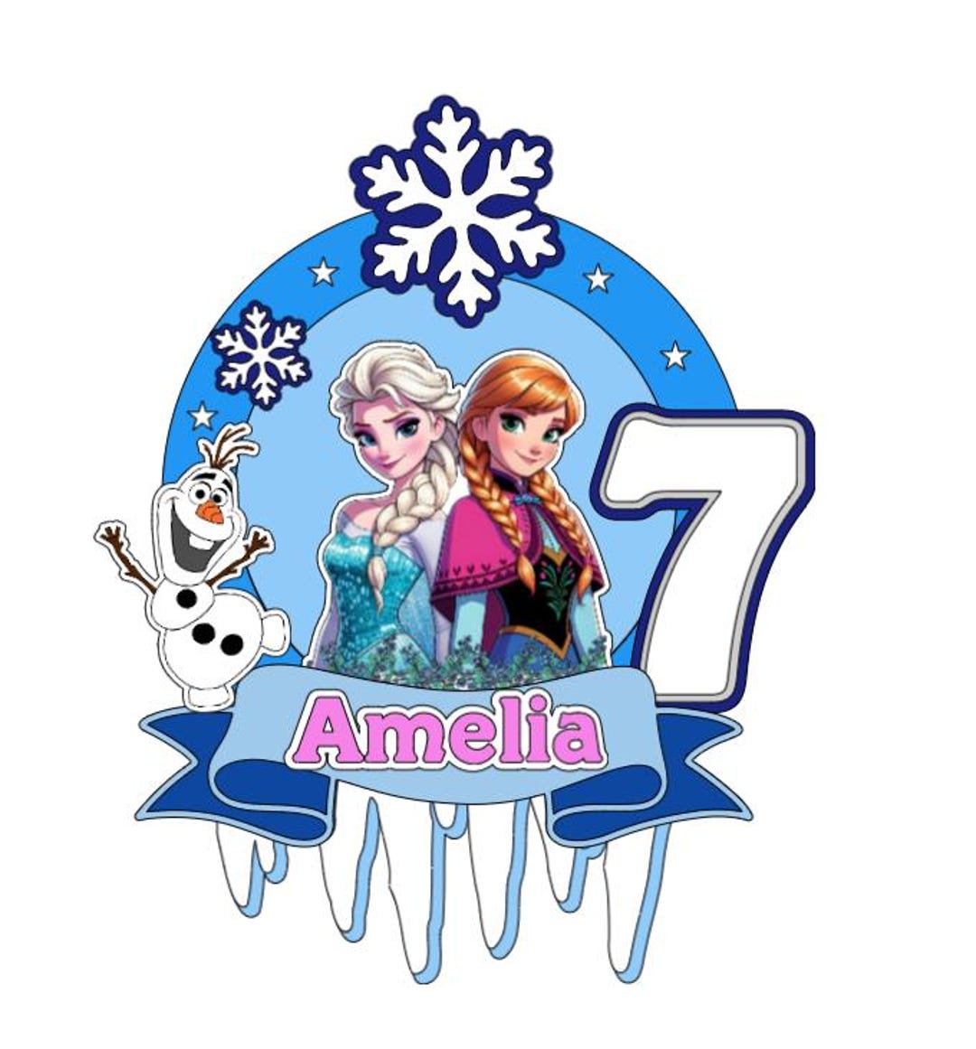 Frozen Cake Topper - Elsa Cake Topper - Queen Elsa Cake Topper - Kids ...