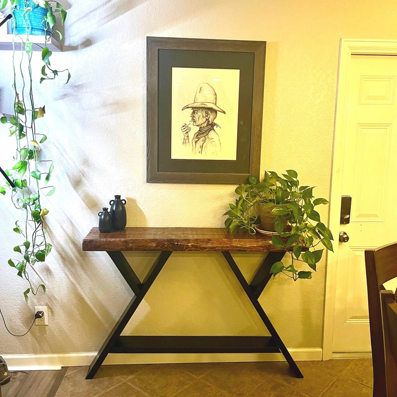 Rustic Entry Table - Etsy