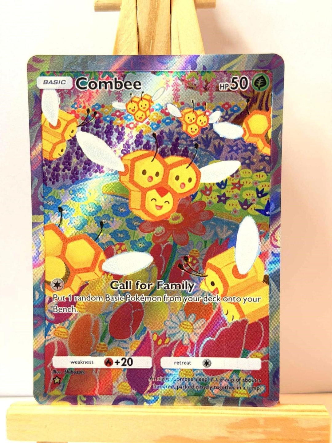 Combee - Spacetime Smackdown - Pocket FANMADE Full Alt Art Illustration ...