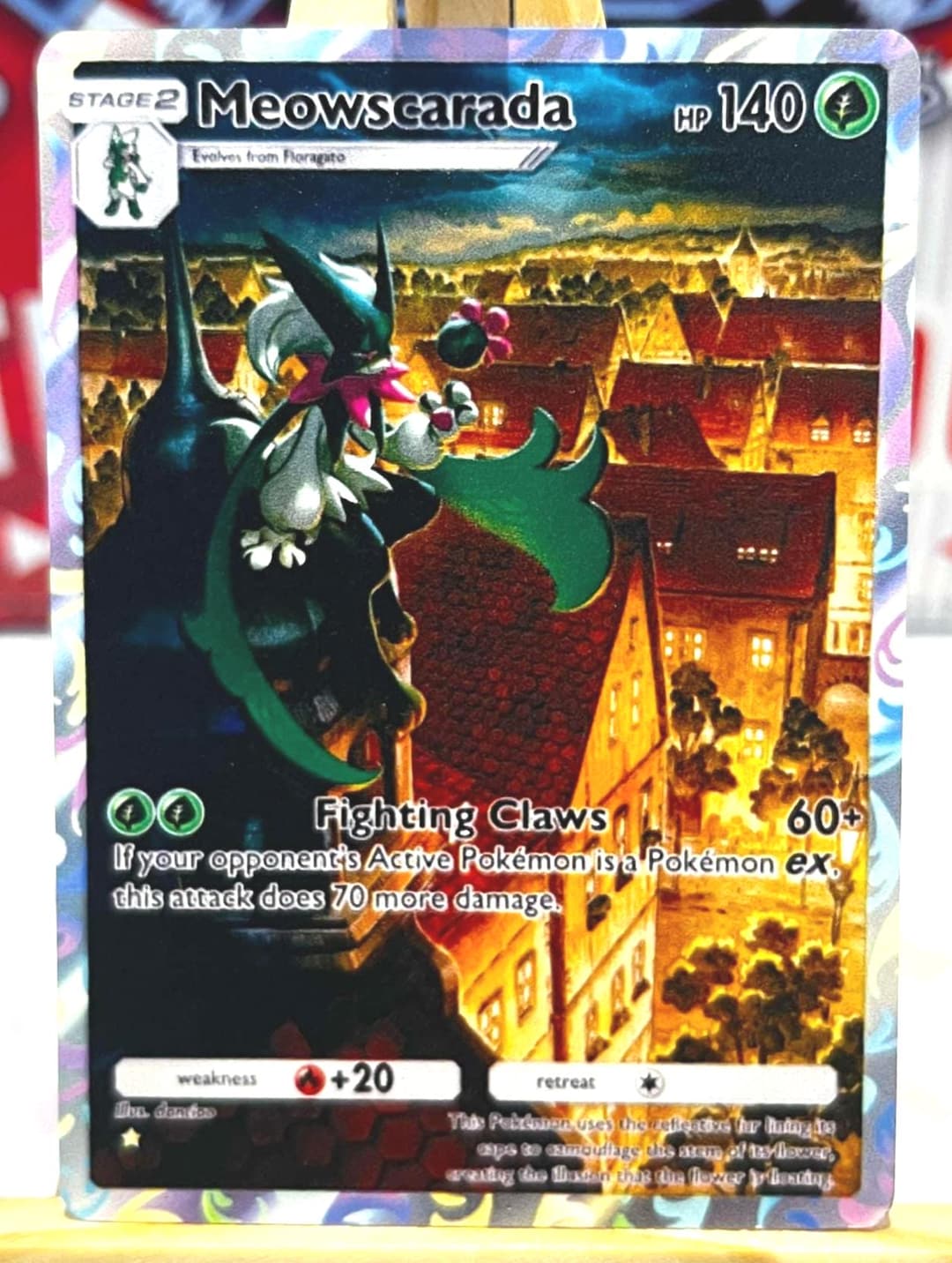 Meowscarada Pokemon TCG Pocket - CUSTOM Fanmade METAL Card | Shining ...