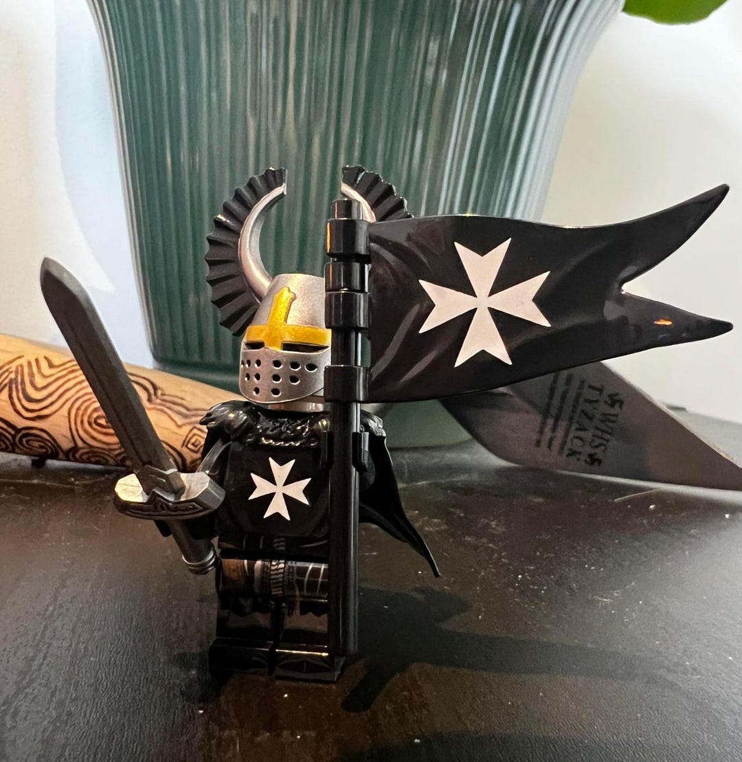 Teutonic Knight Templar Custom Castle Minifig Minifigure - Etsy