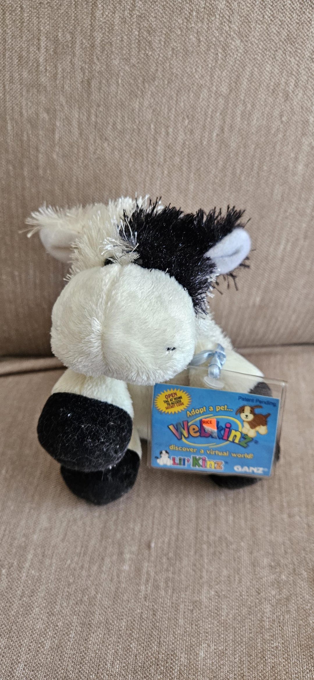 Webkinz - Lil Kinz Cow WITH CODE - Etsy