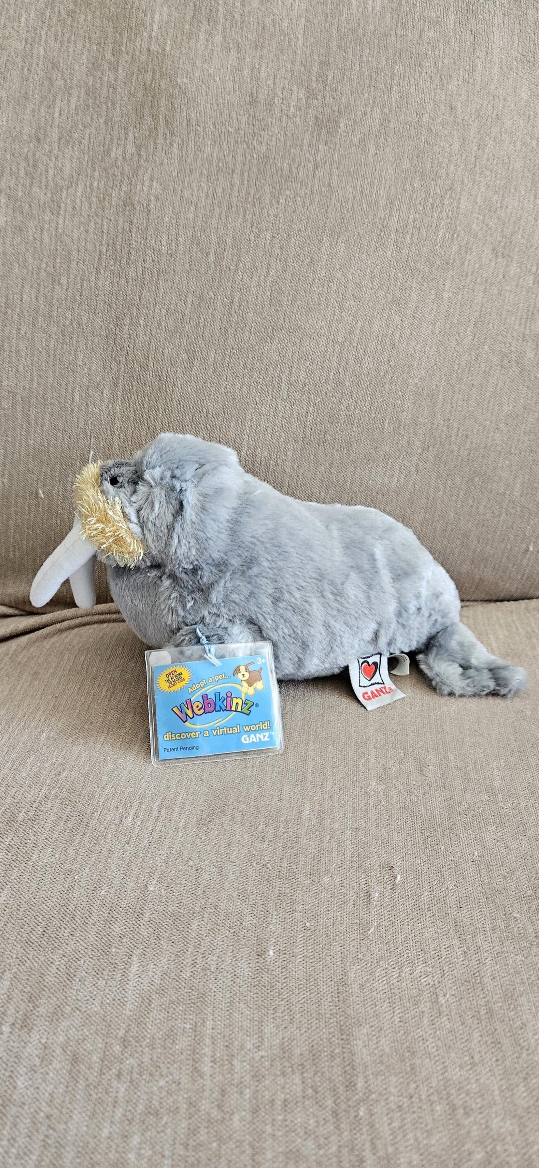 Webkinz - Walrus WITH CODE - Etsy
