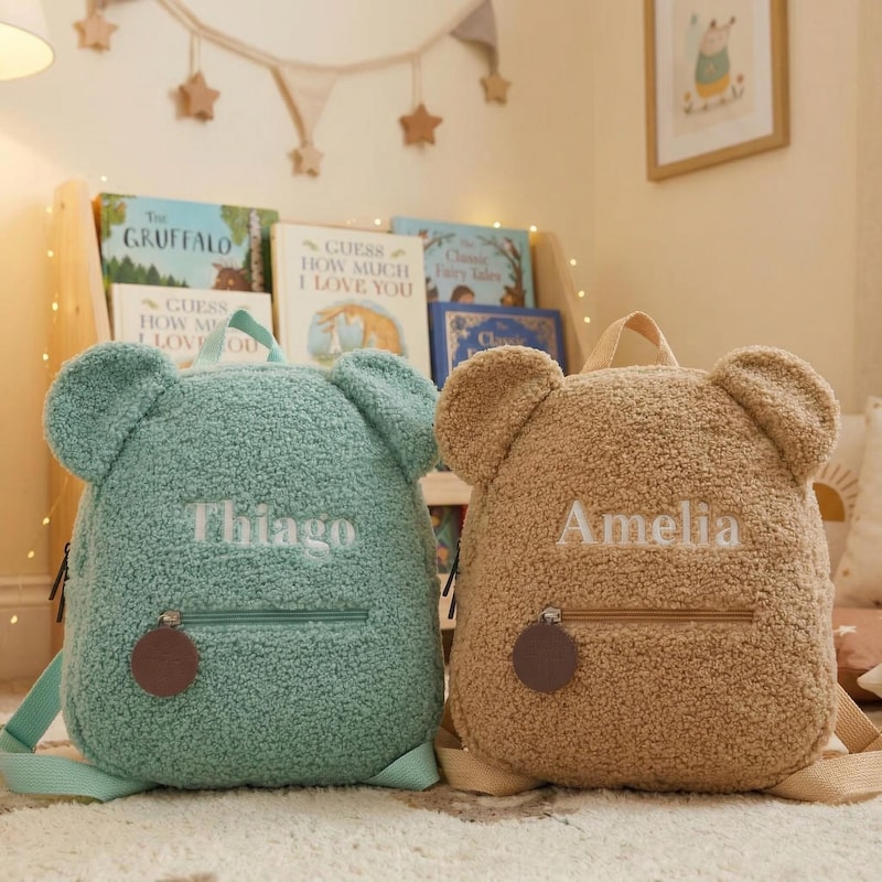 Teddy Children Backpack - Etsy