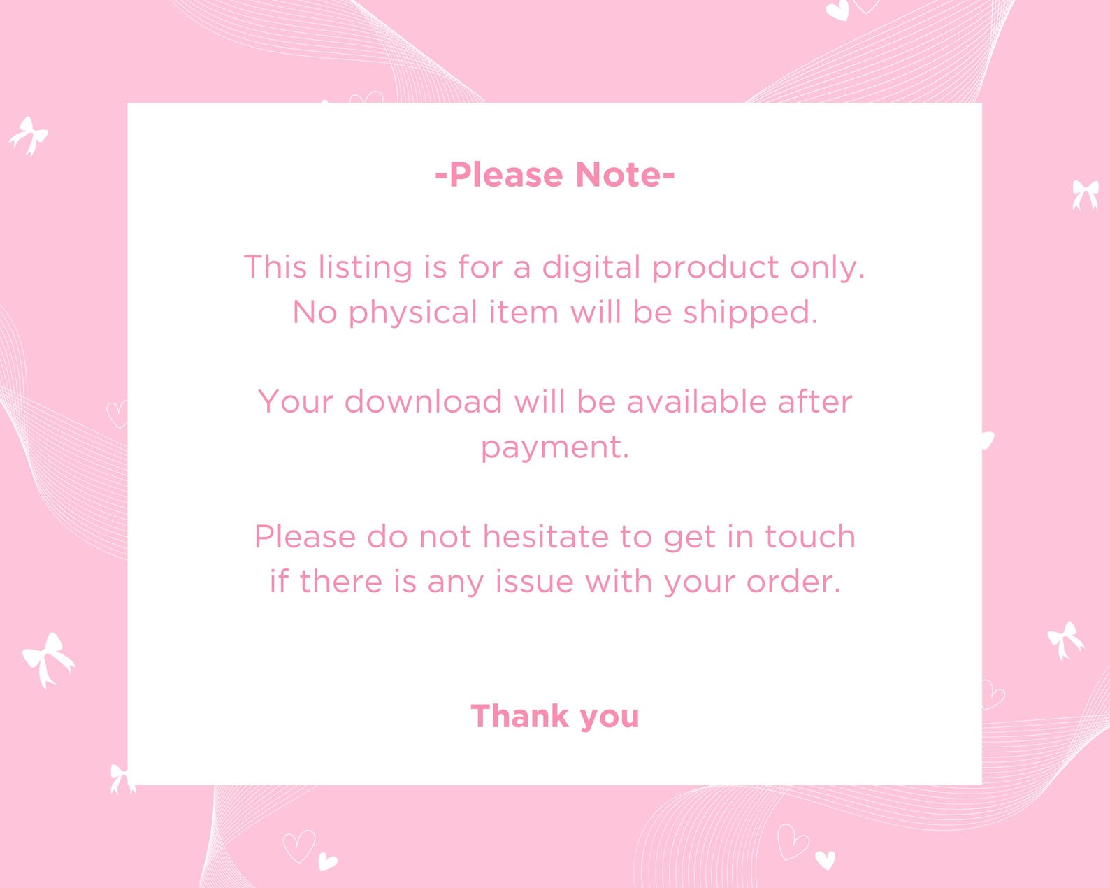 Coquette Bow Weekly & Monthly Planner Kawaii Printable Planner Cute to ...