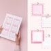 Coquette Theme Printable Notepad Digital Note Pad Cute Stationery ...