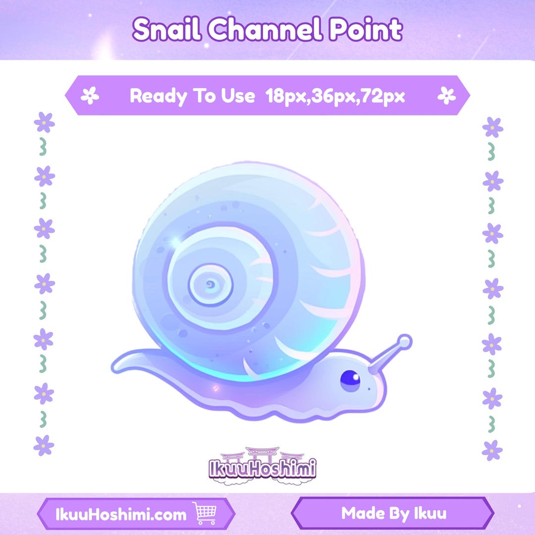 Snail Channel Points for Twitch | Twitch Channel Point, Twitch Emotes ...
