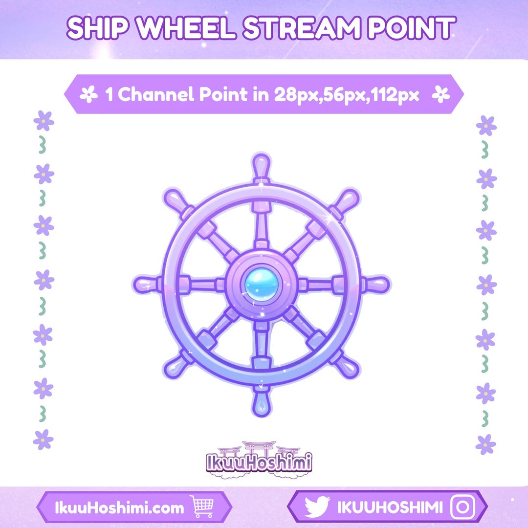 Ship Wheel Channel Points for Twitch | Twitch Channel Point, Twitch ...
