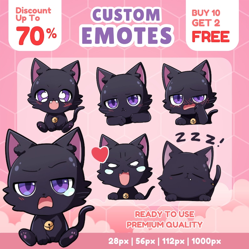 CUSTOM EMOTES FOR Twitch | Animated Emotes | Twitch Emotes for Stream ...