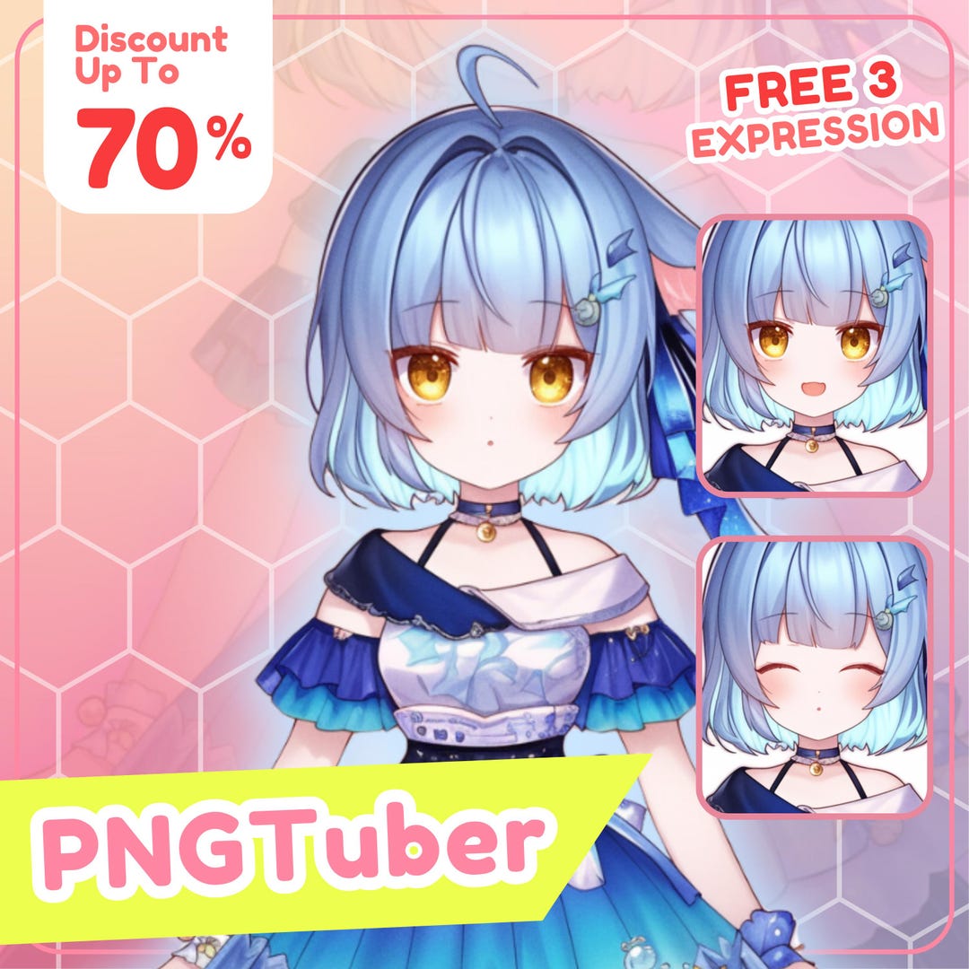 CUSTOM CHIBI PNGTUBER Live2d Model | Pngtuber Character | Pngtuber Design | Pngtuber | Live2d ...