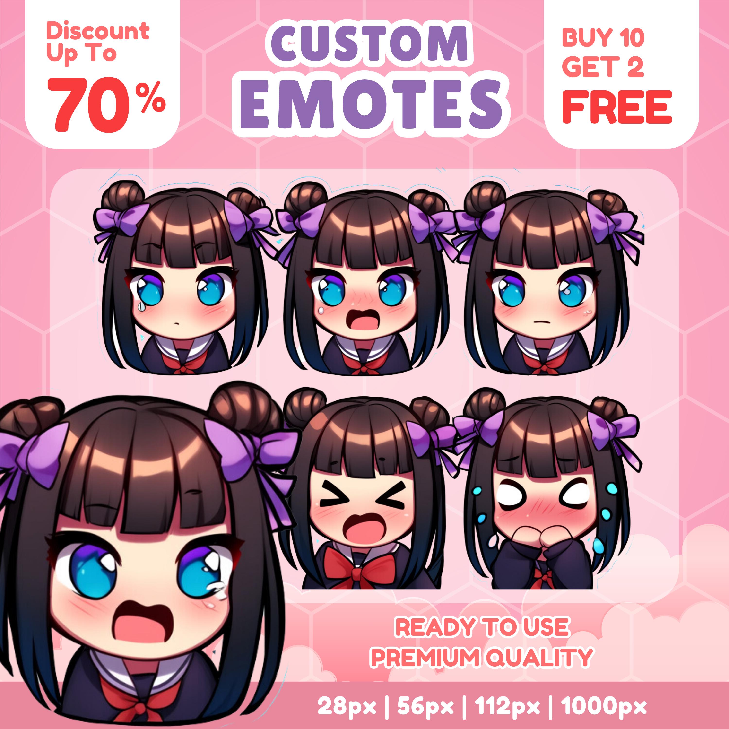 CUSTOM EMOTES FOR Twitch | Animated Emotes | Twitch Emotes for Stream ...
