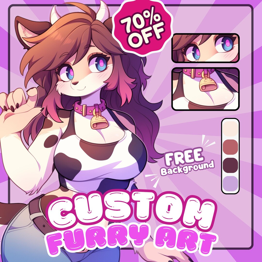 Furry Art Commission, Chibi Furry, Furry Pfp, Furry Icon, Fursona ...