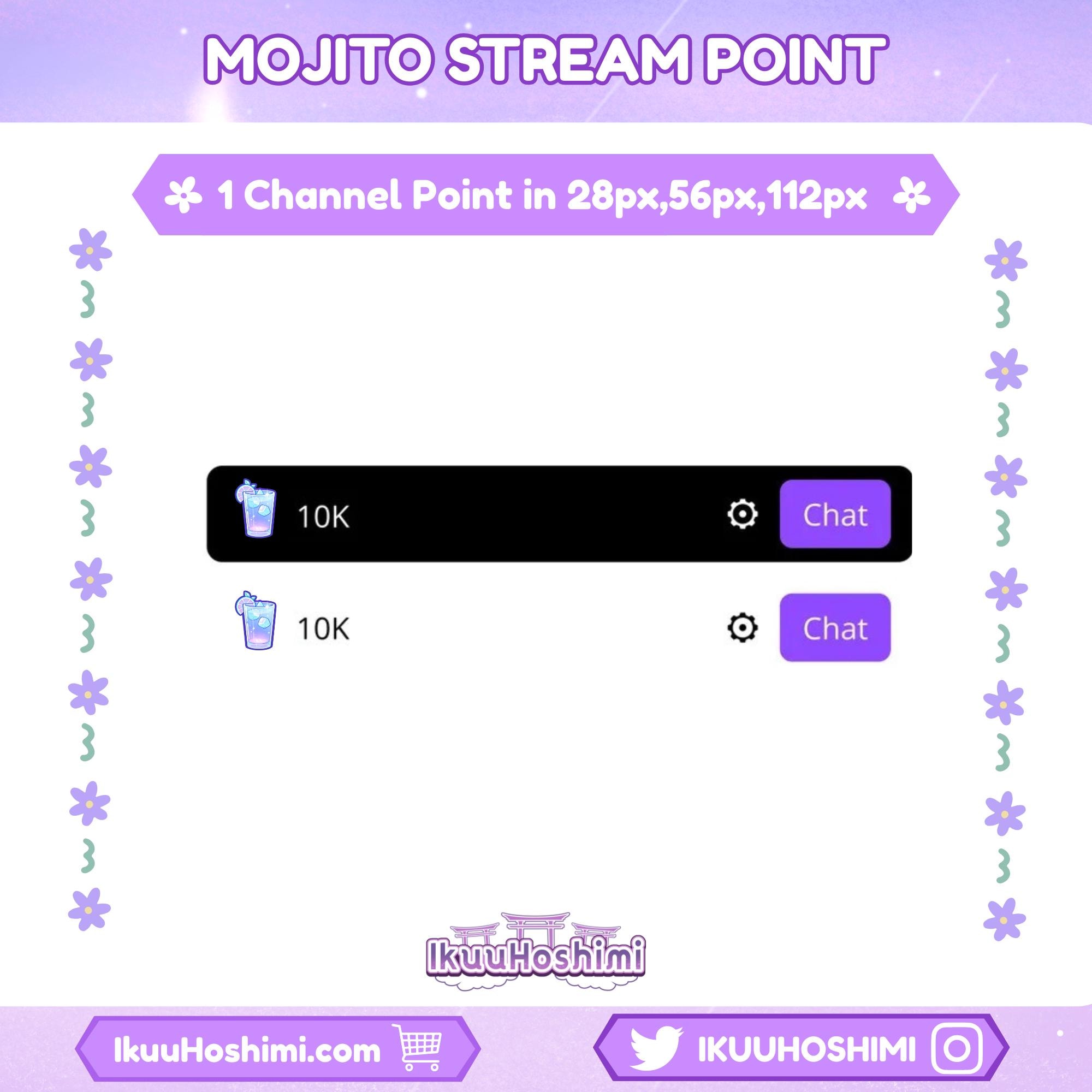 Mojito Channel Points for Twitch | Twitch Channel Point, Twitch Emotes ...