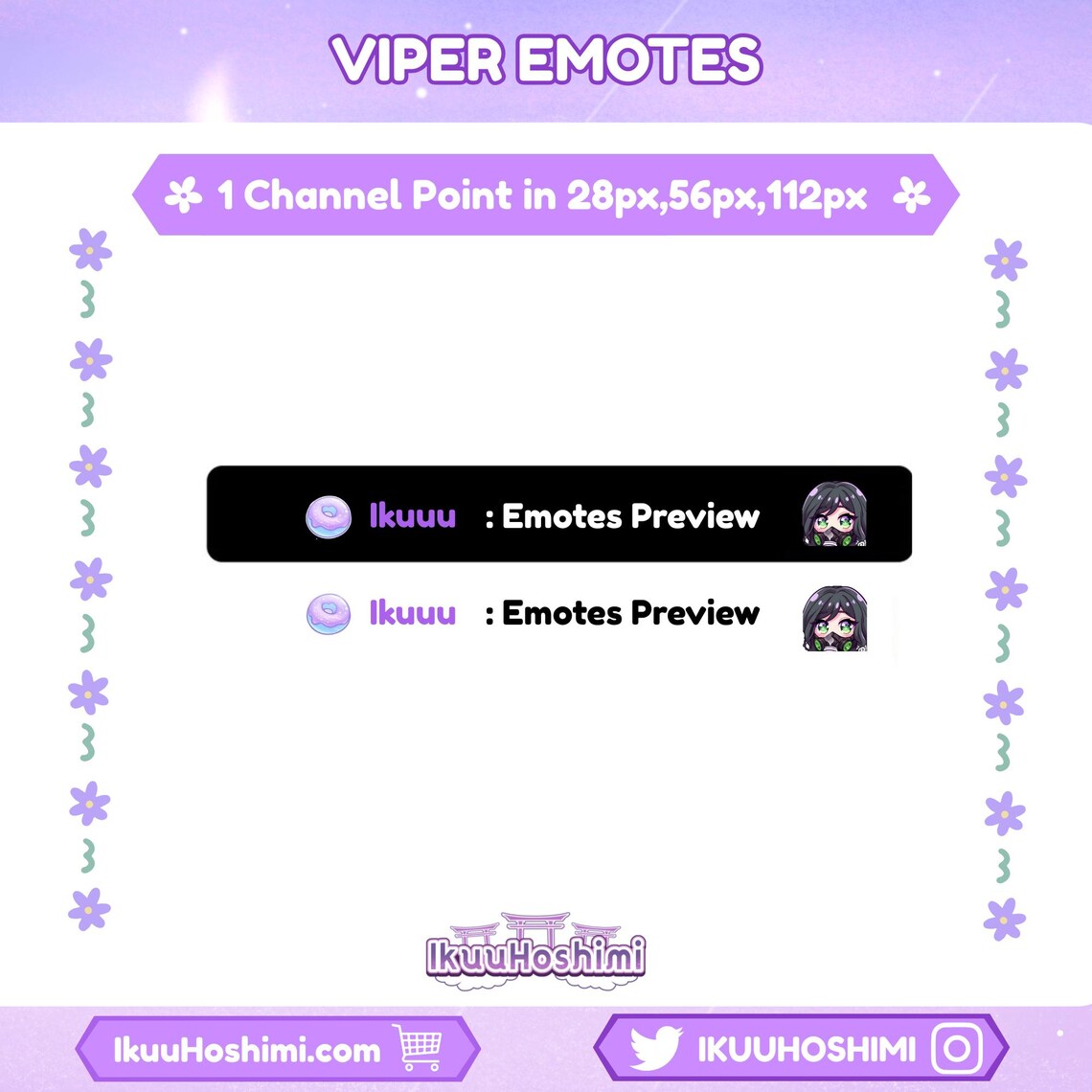 Viper Valorant Emotes | Custom Emotes | Writing Emote | Custom Twitch ...