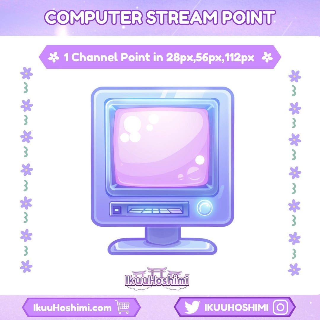Computer Channel Points for Twitch | Twitch Channel Point, Twitch ...